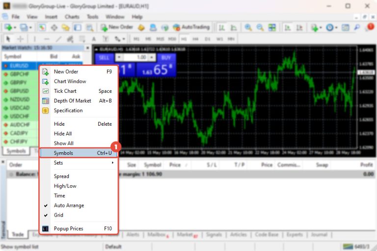 How to see the properties of each symbol in MetaTrader 4? - FXGLory ...