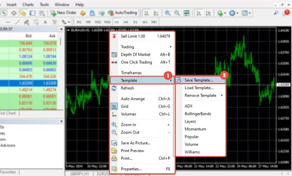 How to set a default chart in MT4? - FXGLory Helpdesk